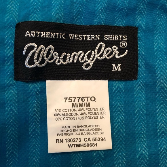 Wrangler | Shirts | Wrangler Authentic Western Shirt New | Poshmark